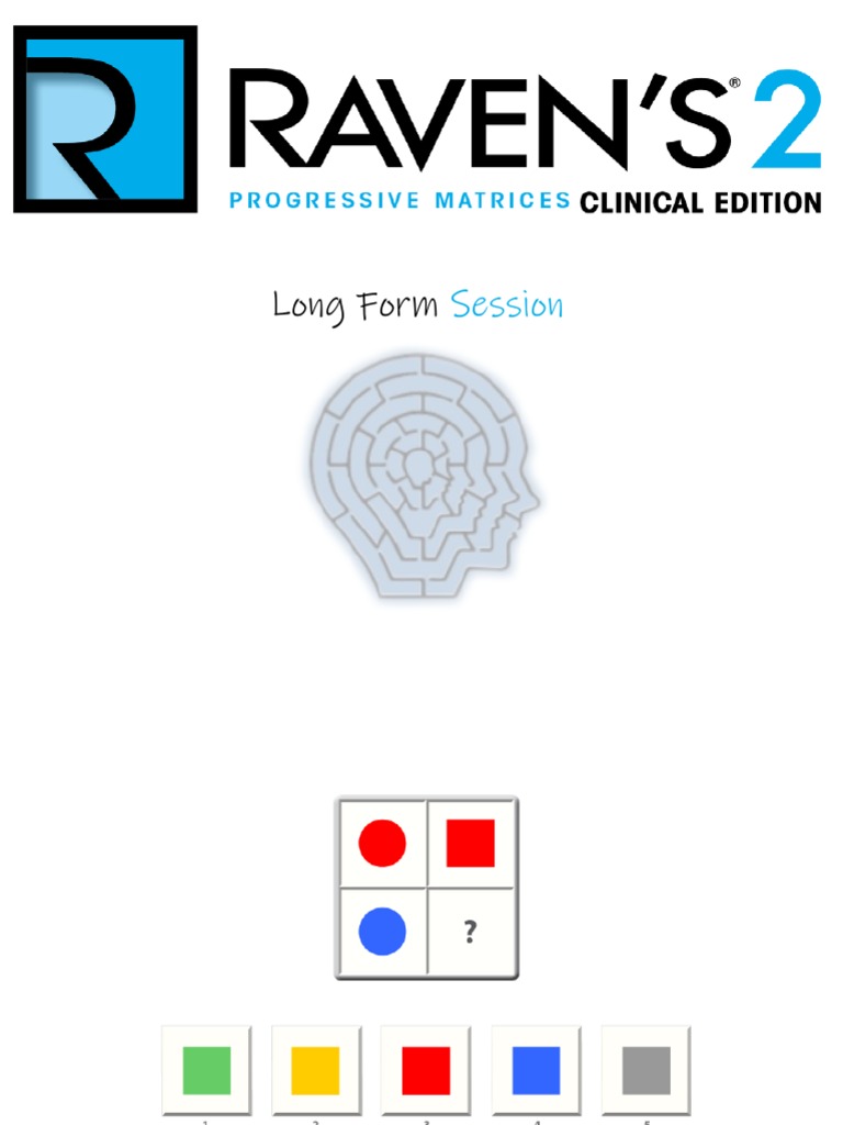Raven 2 Progressive Matrices | PDF | Applied Psychology | Mental Processes