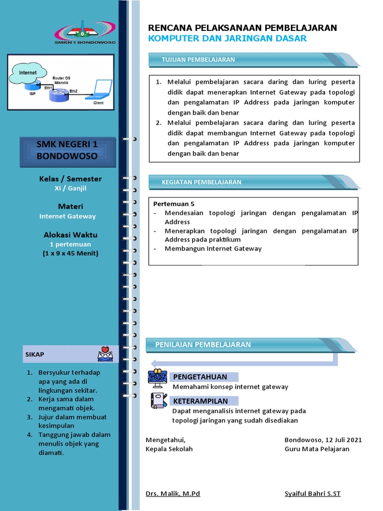 RPP AIJ Pert 5 | PDF