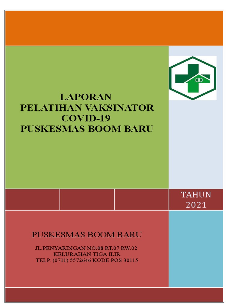 Laporan Pelatihan Pelaksanaan Vaksinator Covid-19 | PDF