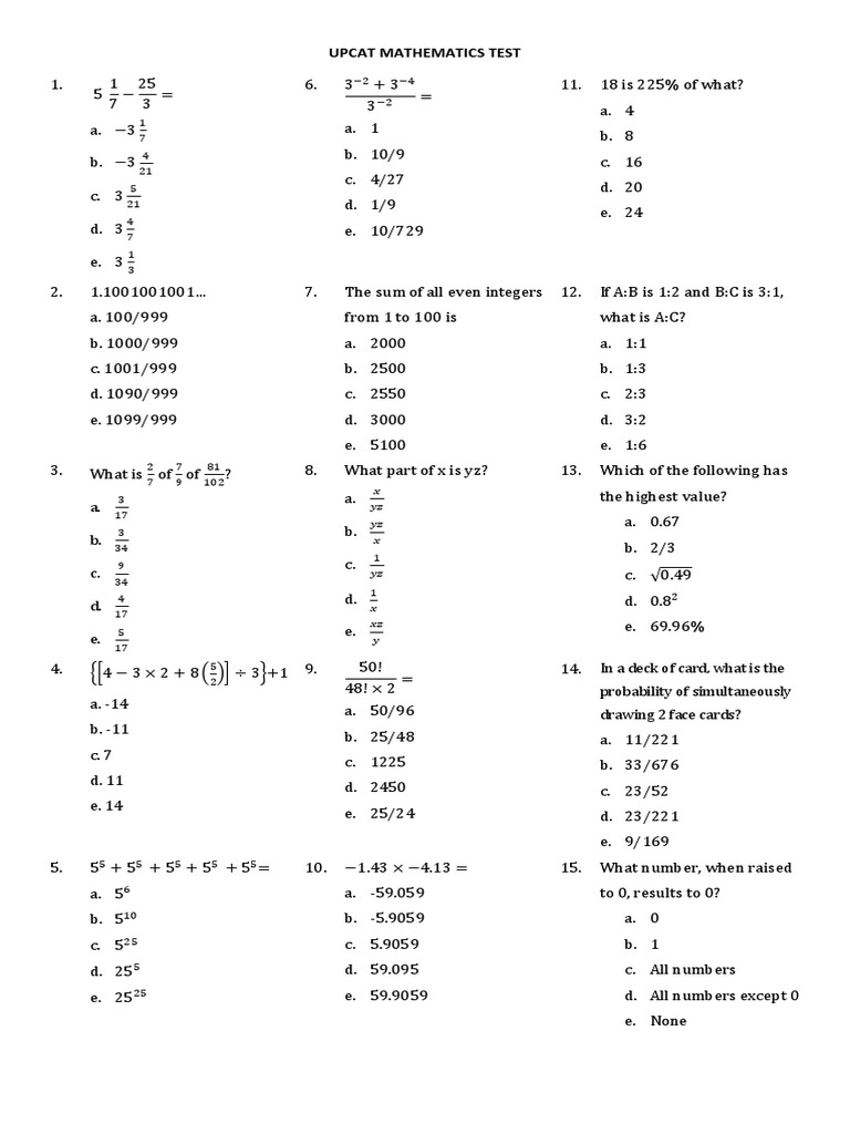 CAT Review 2019 Mathematics 1 2 | PDF | Area | Length