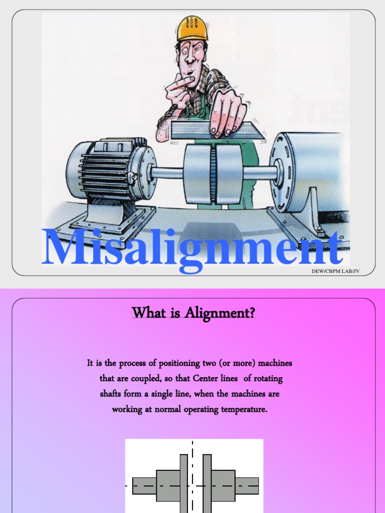 Misalignment: Dew/Cbpm Lab/Jv | PDF | Mechanical Engineering | Applied ...