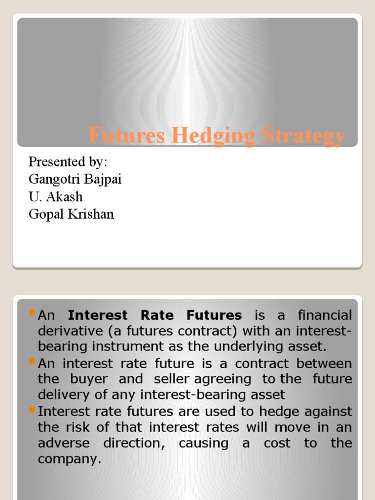 Interest Rate Futures Hedging | PDF