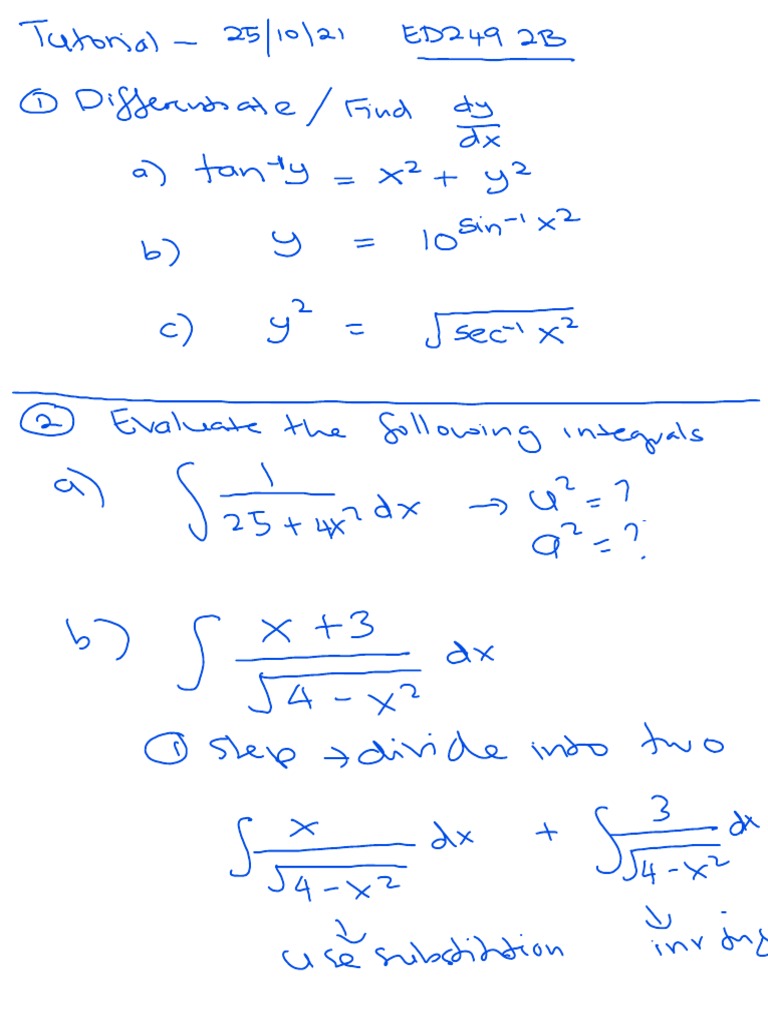 Tutorial MAT441 ED2492A - 28 Oct 2021 | PDF