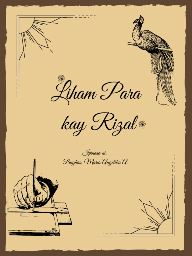 Bughao, Maria Angelika A. BSN-2A (Liham para Kay Rizal) | PDF