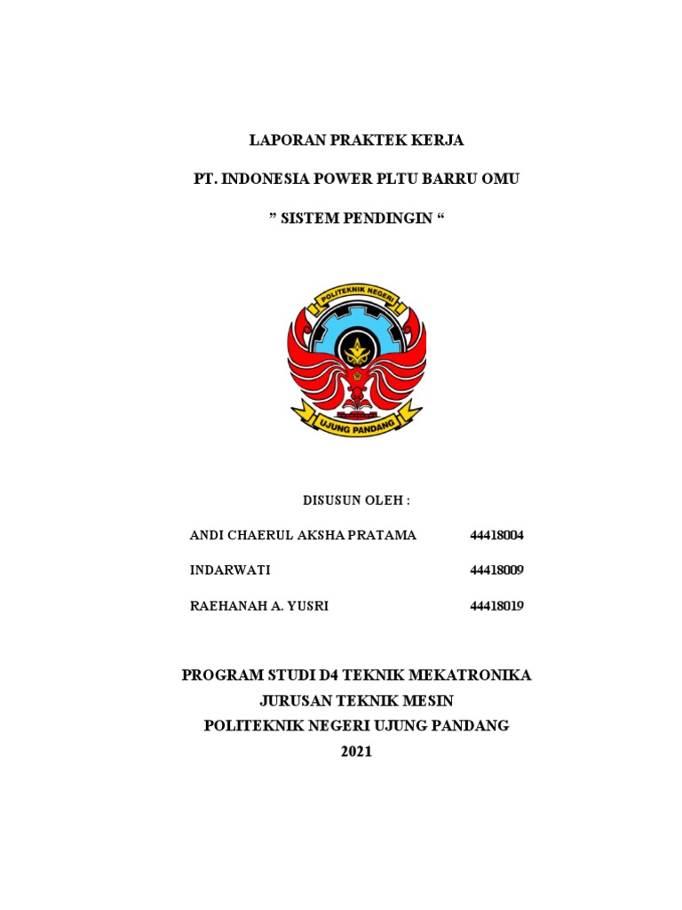 Sistem Pendingin PLTU Barru Omu | PDF