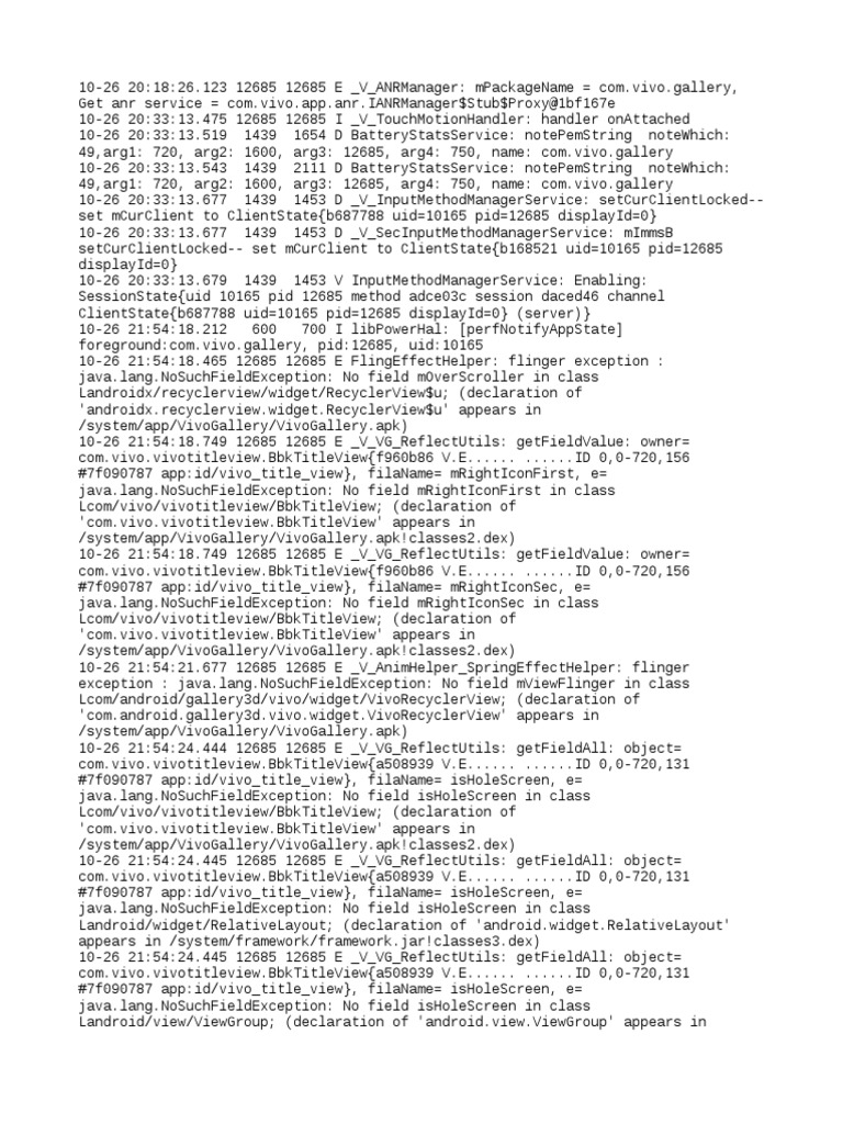 Log | PDF | Android (Operating System) | Directory (Computing)