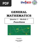 Gen Math Week 1 Module 1 | PDF | Function (Mathematics) | Exponentiation