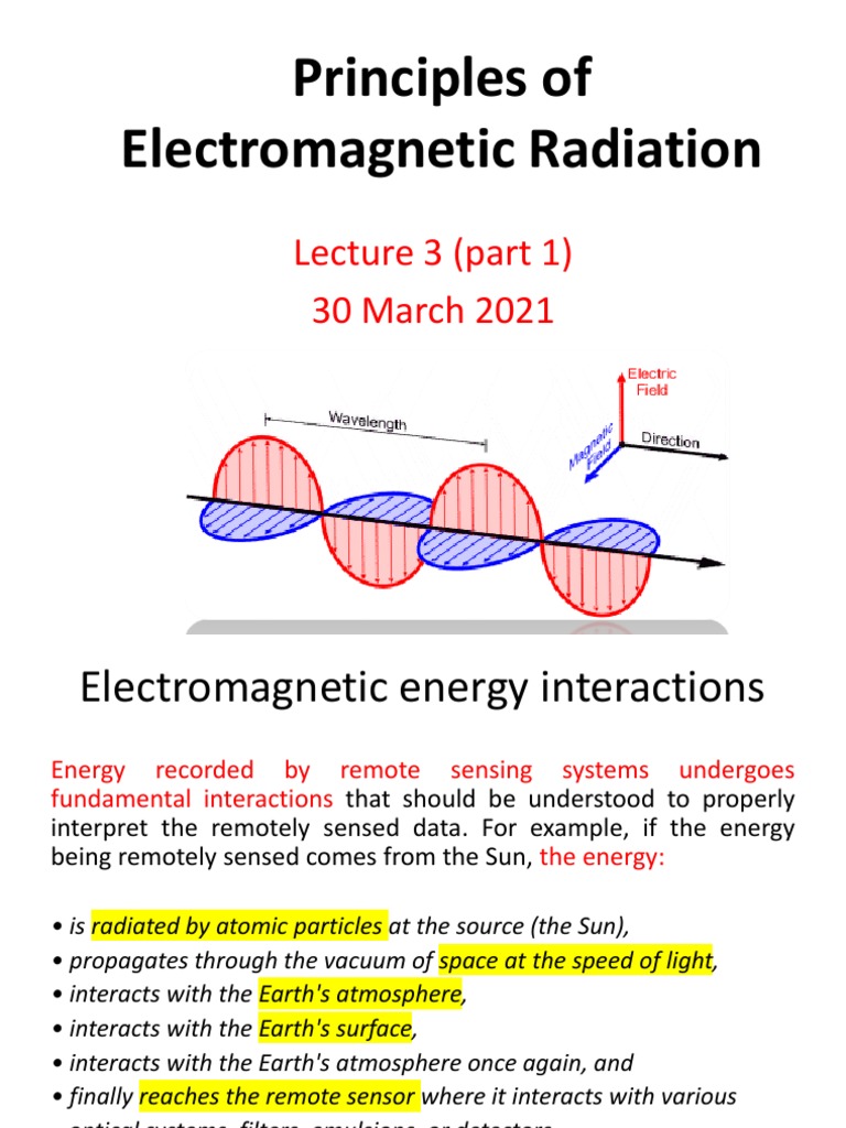 GMA220 SUT3 30mar2021 EMR Principles | PDF | Electromagnetic Radiation ...