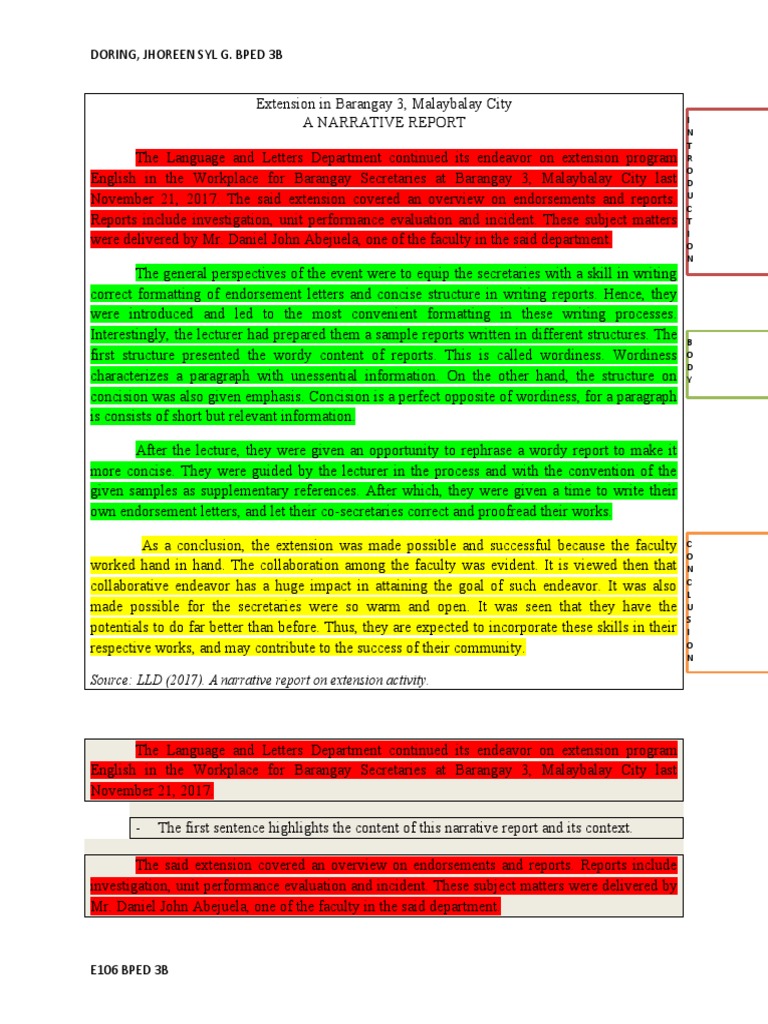 Deconstruction - Narrative Report | PDF | Neuropsychological Assessment ...