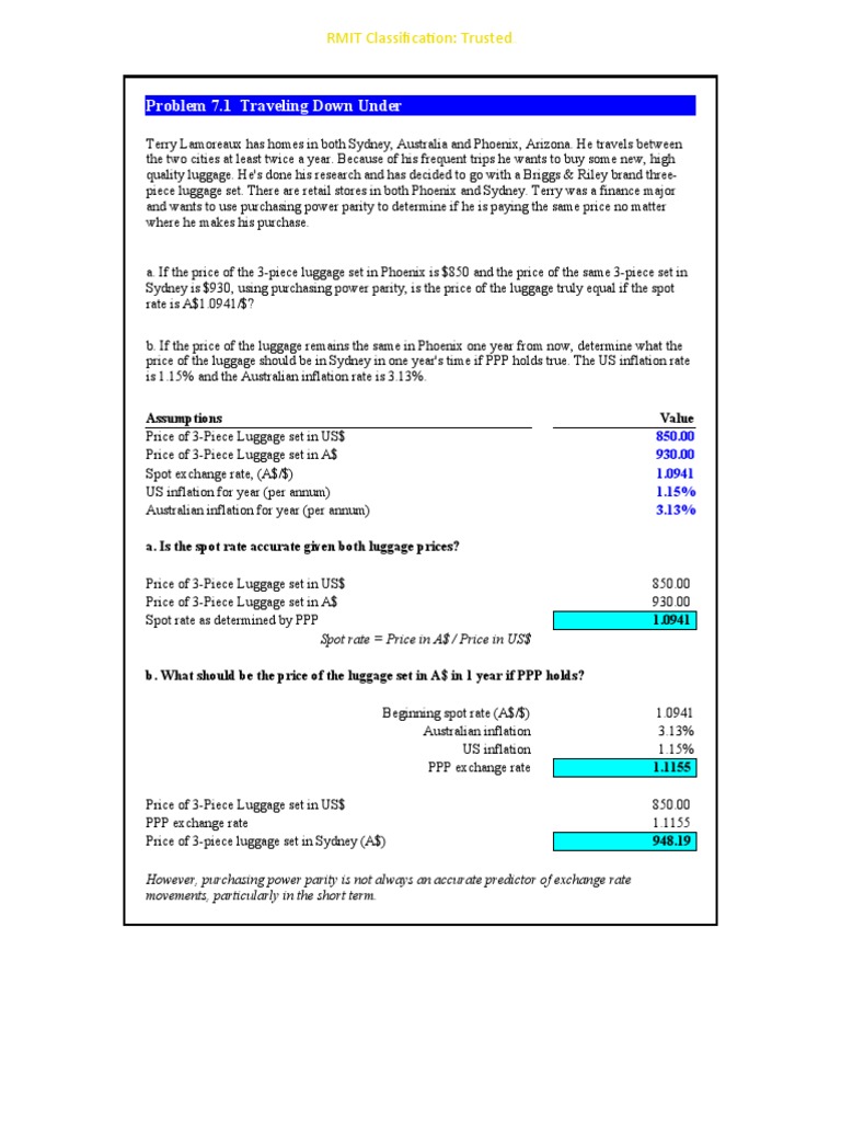 IFM Solution To CH 7 Problems | PDF | Exchange Rate | Japanese Yen