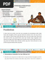 Menentukan Attainable Set Dan Efficient Set | PDF | Metode & Bahan Ajar