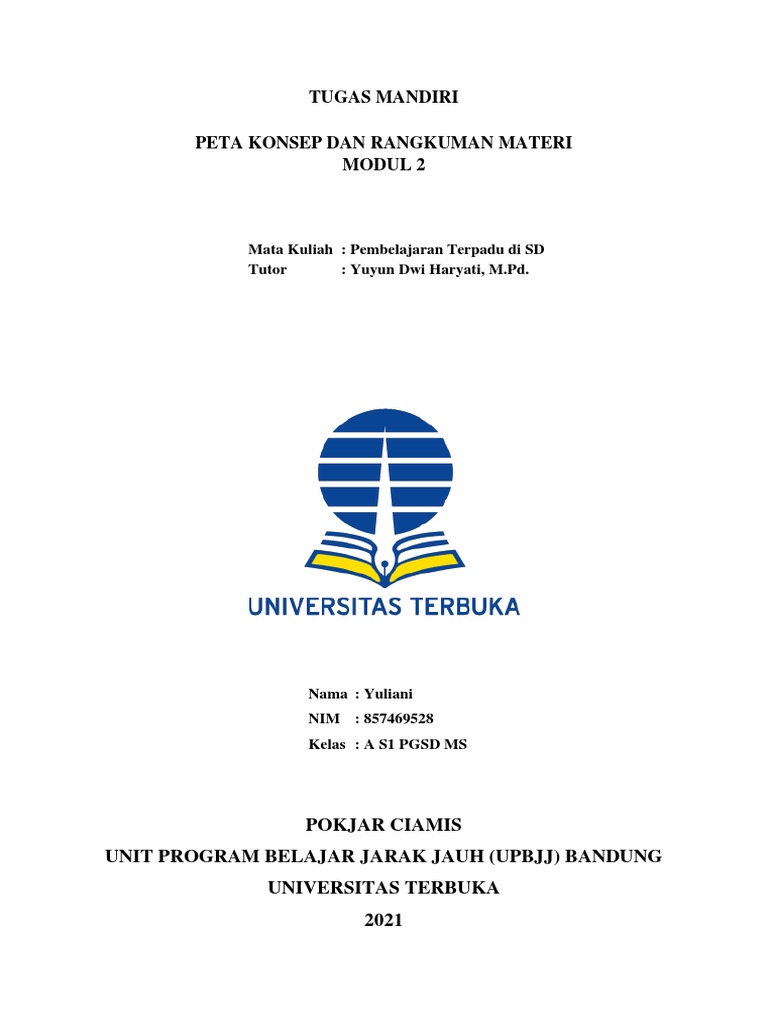 Modul 2 Pembelajaran Terpadu | PDF