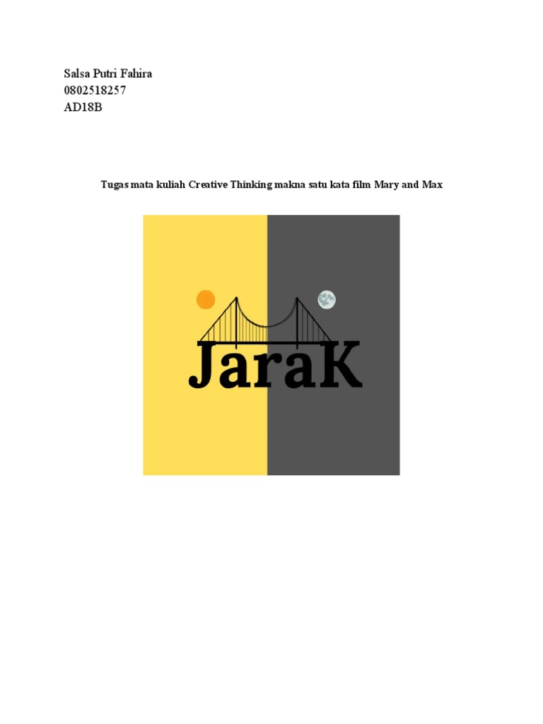 Salsa Putri Fahira 0802518257 AD18B: Tugas Mata Kuliah Creative ...