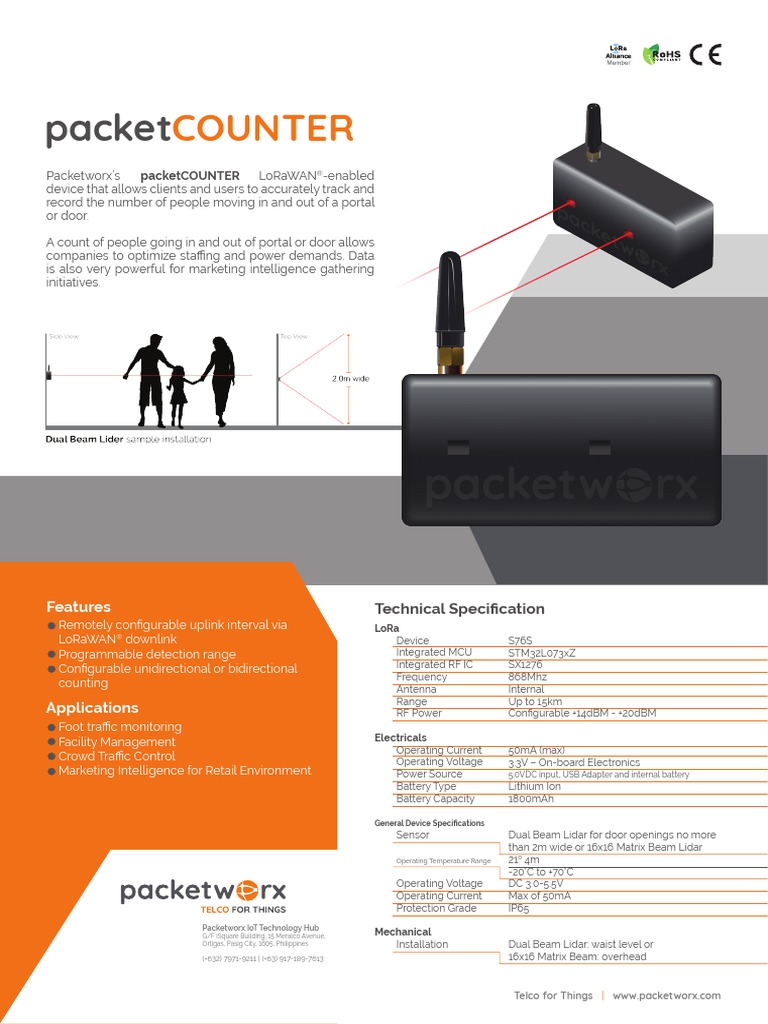 Packet COUNTER | PDF | Lidar | Internet Of Things