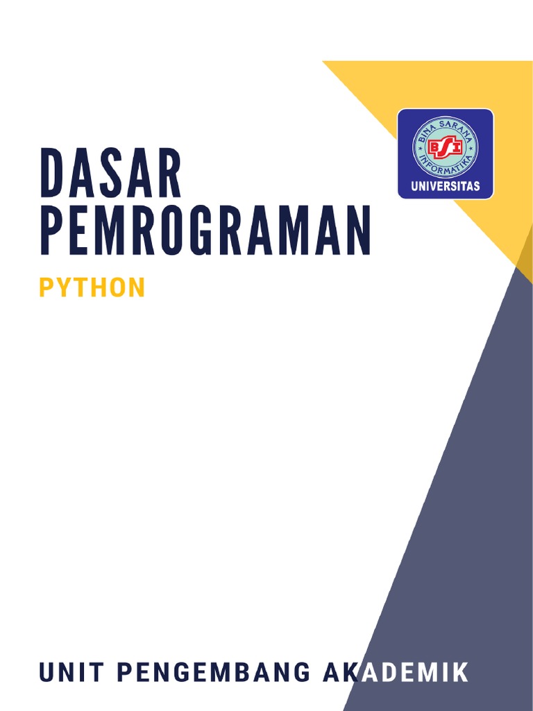 Modul Python UBSI-09!07!2021 | PDF | Seni | Komputer