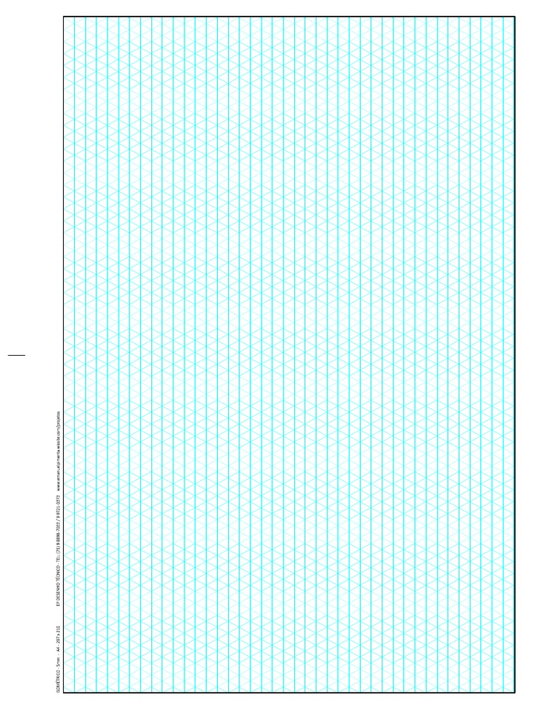 Papel Isométrico A4 5mm | PDF