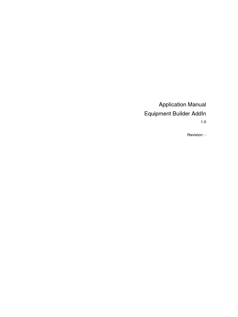 Application Manual RobotStudio Equipment Builder 1.0 | PDF | Computer ...
