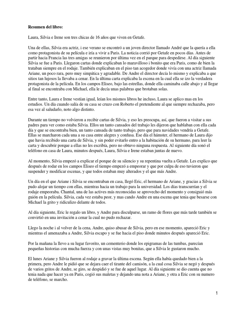 Resumen Del Libro | PDF