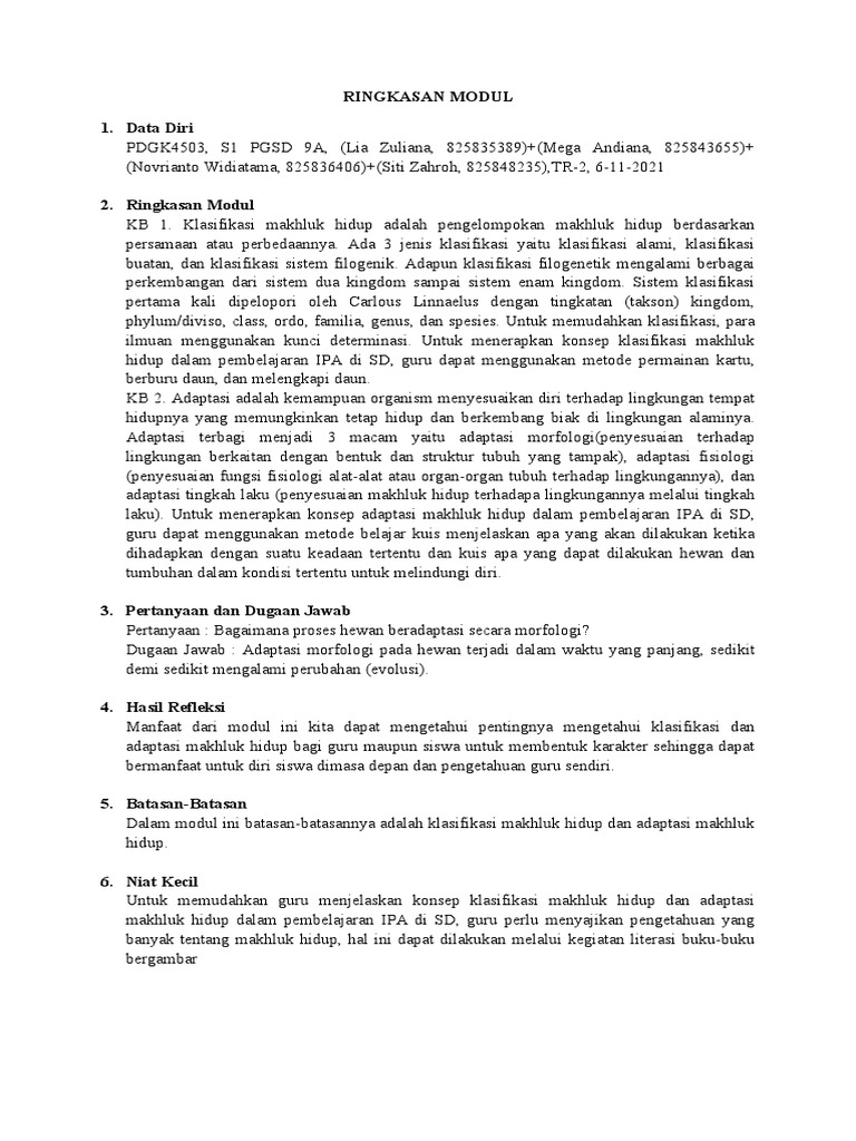 Ringkasan Modul 3 | PDF | Pengembangan Diri | Kesehatan Holistik