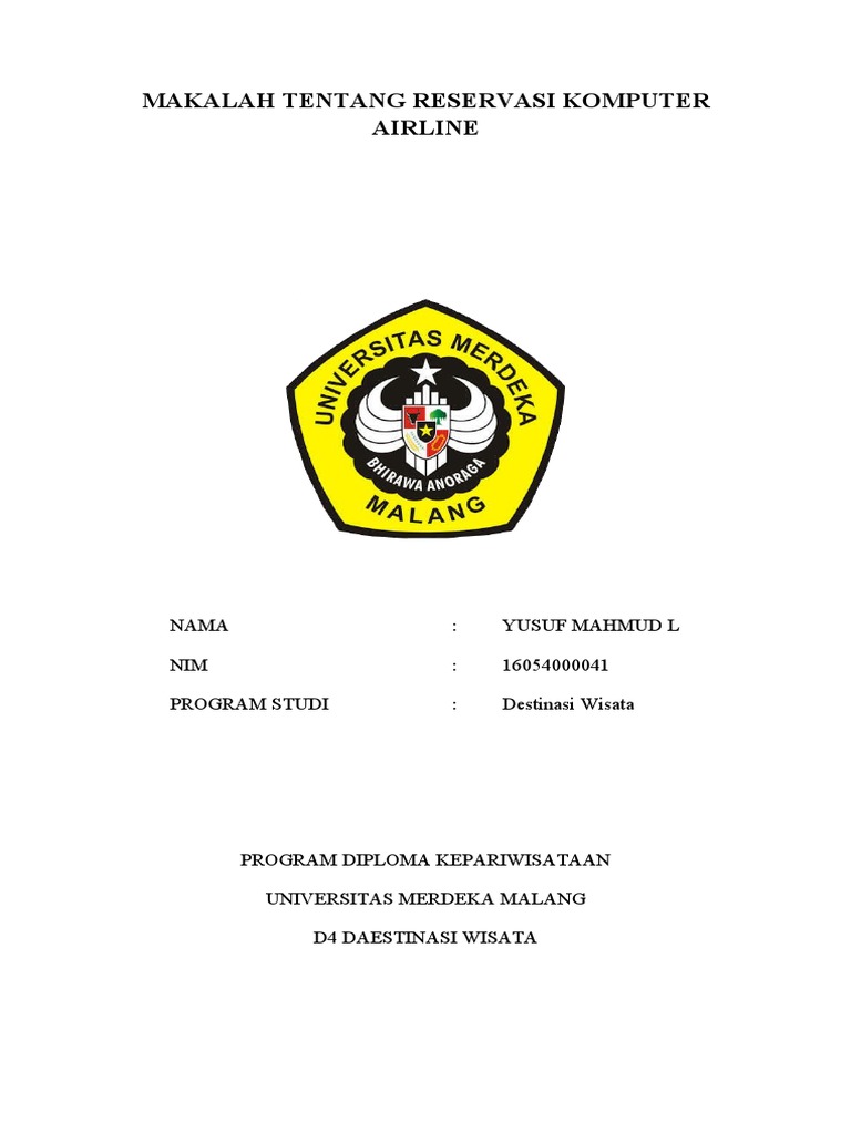 Reservasi Tiket | PDF