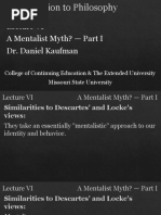 Understanding The Self: Gilbert Ryle | PDF | Epistemology | Metaphysics