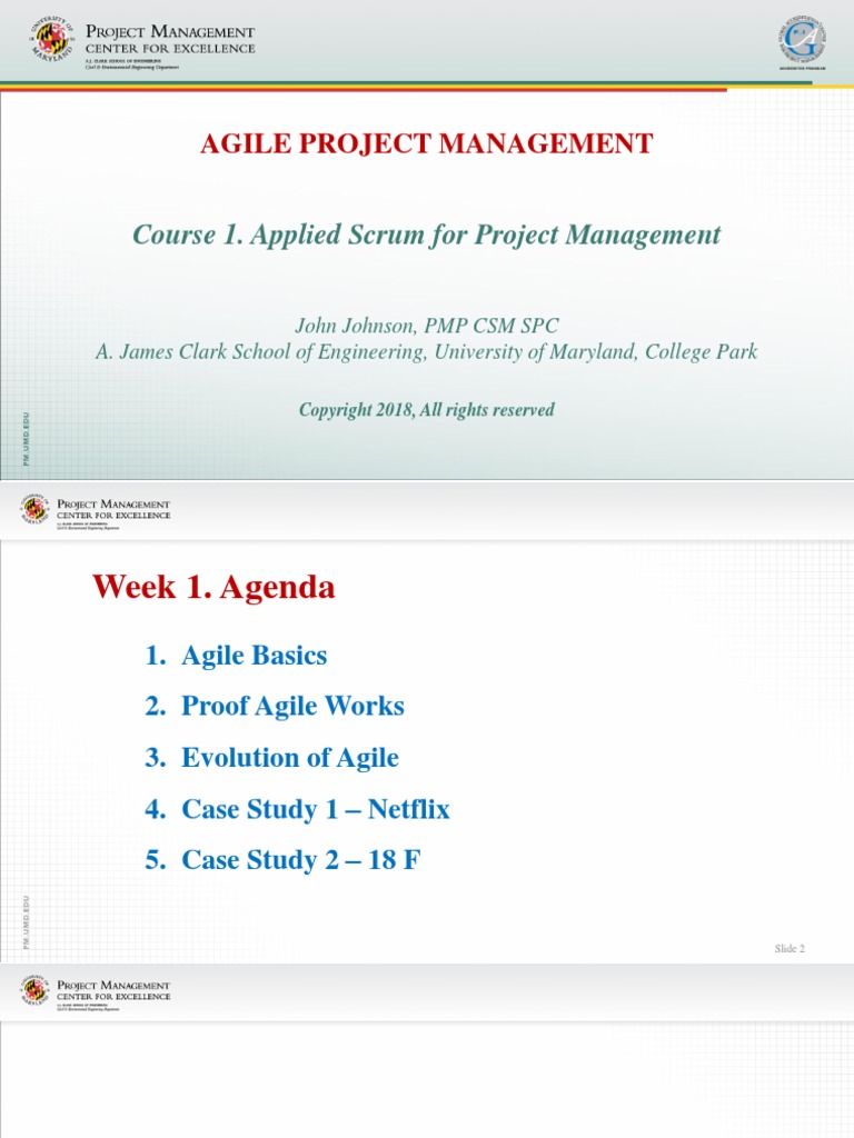 Applied Scrum For Project Management All Modules | PDF | Scrum ...