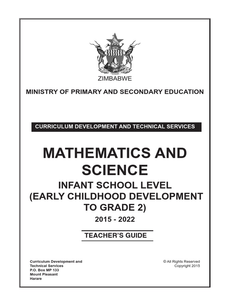 Maths and Science Infant Ecd - Grade 2 | PDF | Educational Assessment ...