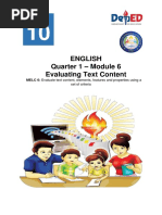 English 10 - Quarter 2 - Module 7 | PDF | Essays | Learning