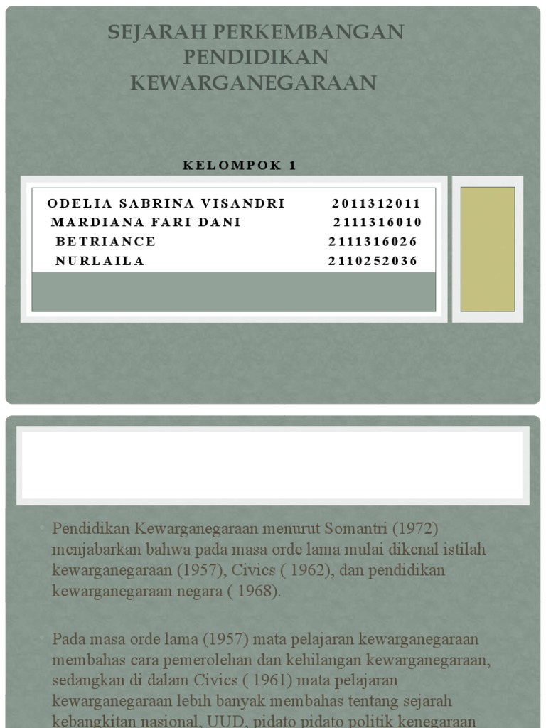 KLP1 - Sejarah Perkembangan PKWN | PDF