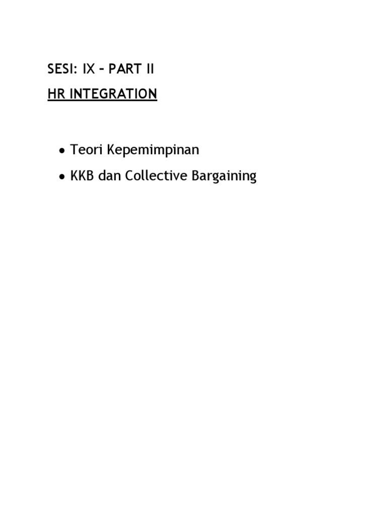 HR Integration Part Ii | PDF