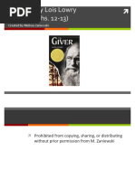 The Role of Color and Emotion in The Giver | PDF