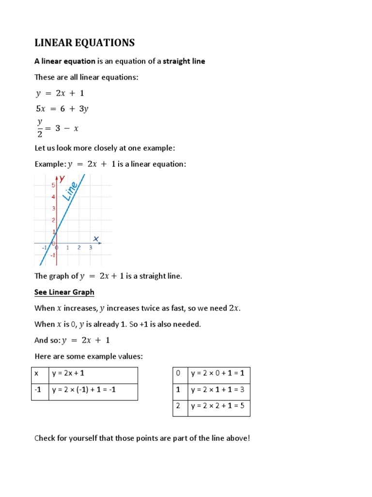 Method To Solve Linear Equations | PDF | Equations | Mathematical Analysis