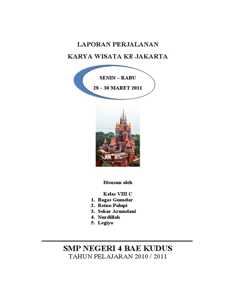 Laporan Perjalanan Karya Wisata | PDF