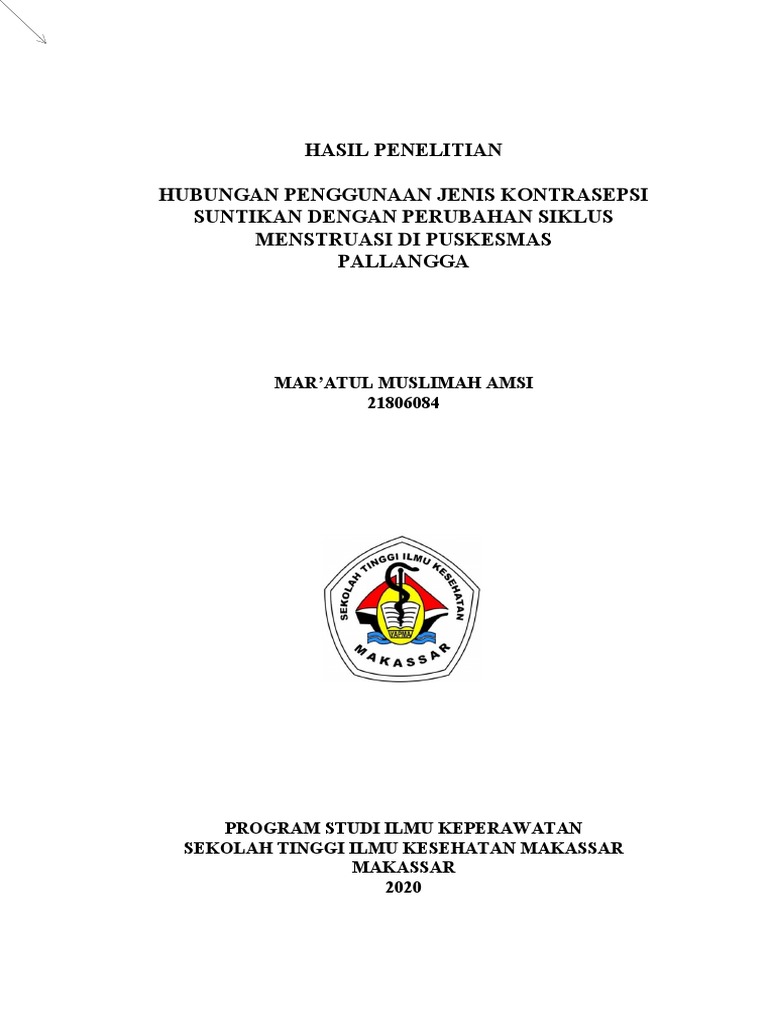 Contoh Skripsi S1 Keperawatan | PDF