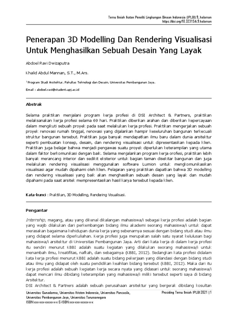 Abdoel Ravi Dwizaputra Draft Jurnal Ilmiah Pdf