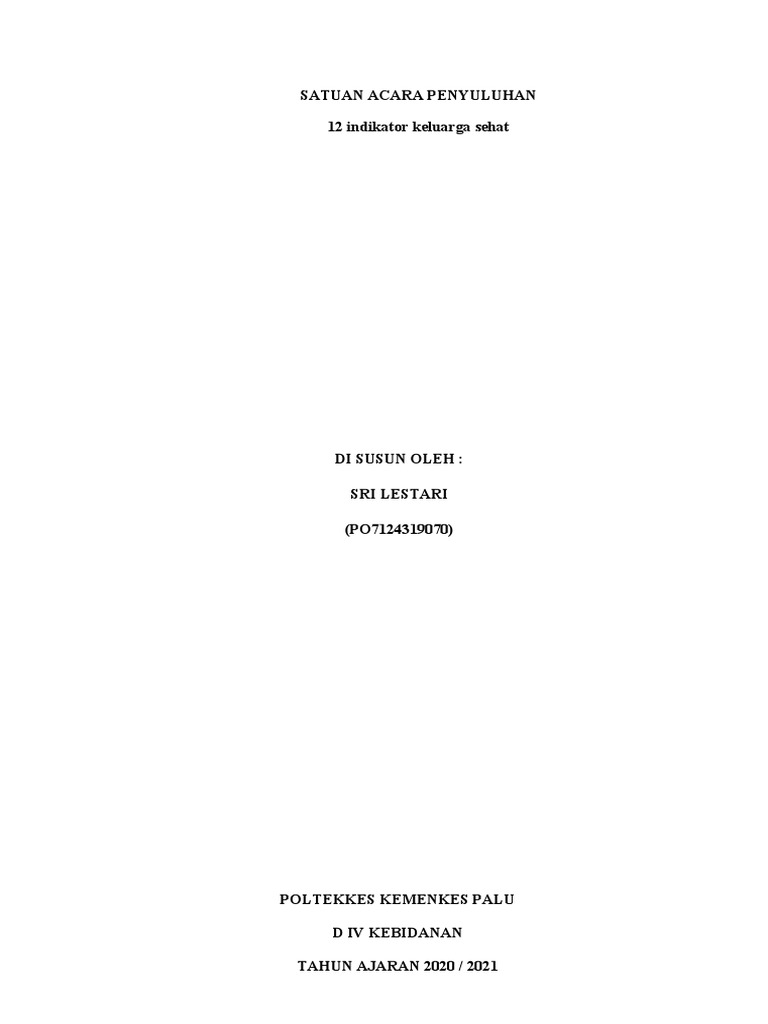 Sap 12 Indikator | PDF