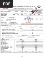 Pipe Fit Up Inspection Check-List | PDF | Technology & Engineering