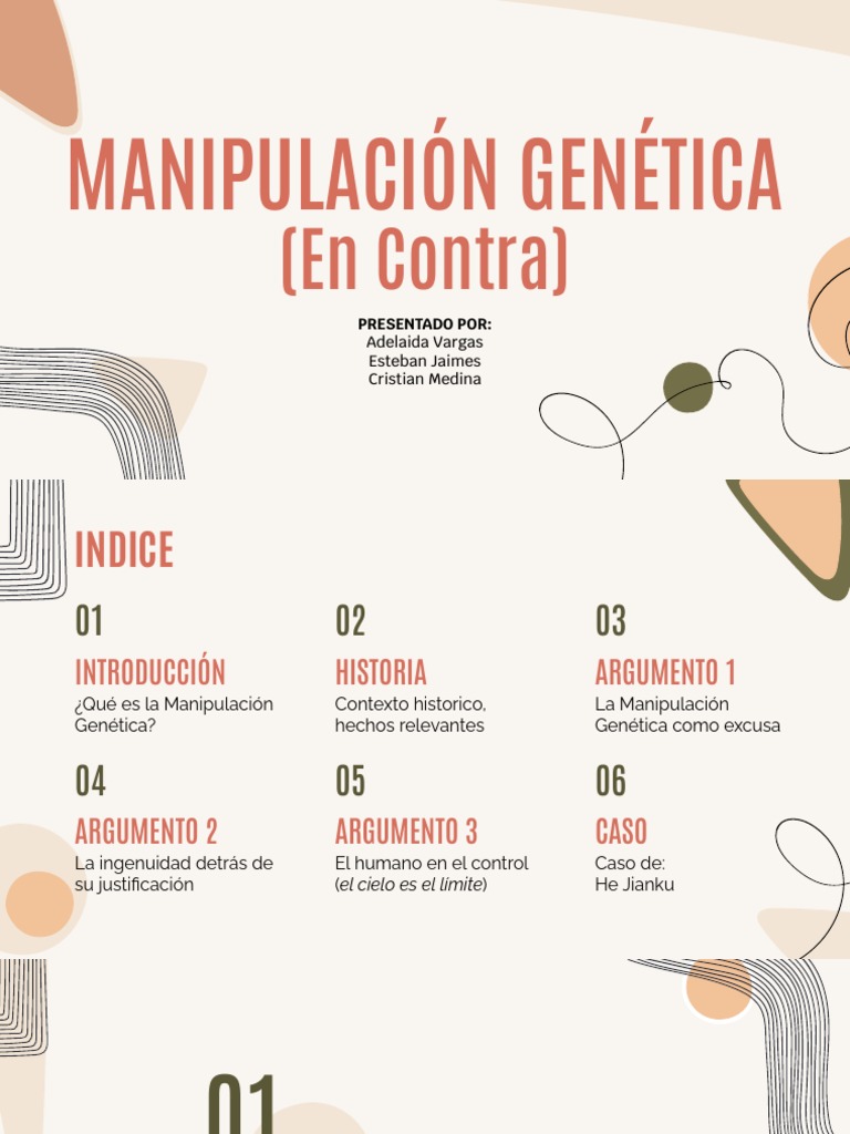 Manipulación Genética | PDF | Organismo genéticamente modificado | Ingeniería genética