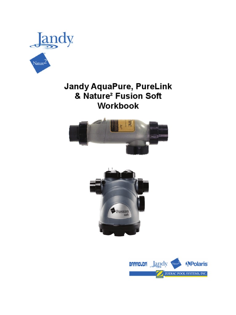 Jandy AquaPure & Fusion Soft Manual | PDF | Sodium Chloride | Chlorine