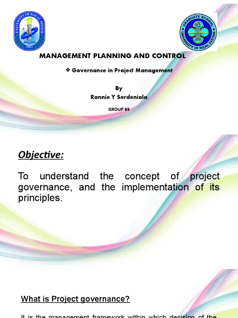 Management Planning and Control: Governance in Project Management | PDF ...