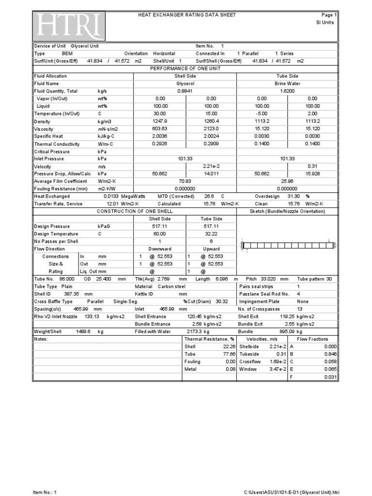 Heat Exchanger Data for Engineers | PDF | Pressure | Heat Exchanger
