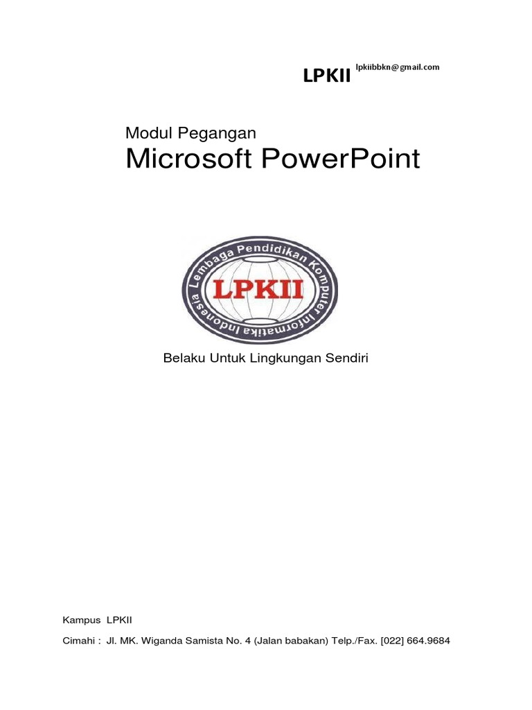 Modul Powerpoint | PDF | Komputer