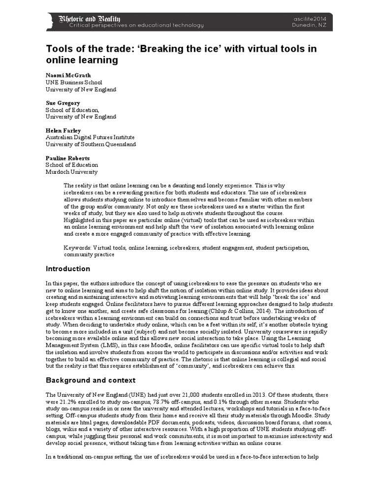 Zoom Ice Breaking Idea Vi | Download Free PDF | Educational Technology ...