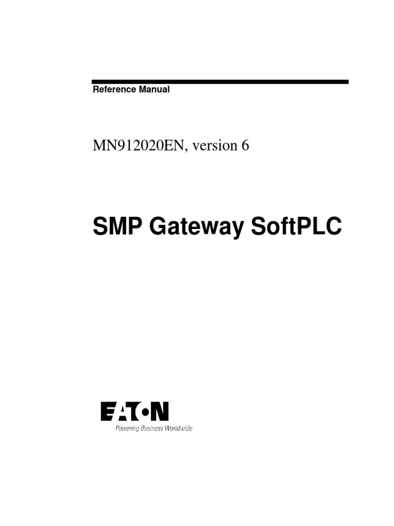 SMP Gateway SoftPLC Reference Manual | PDF | Software | Integrated Development Environment