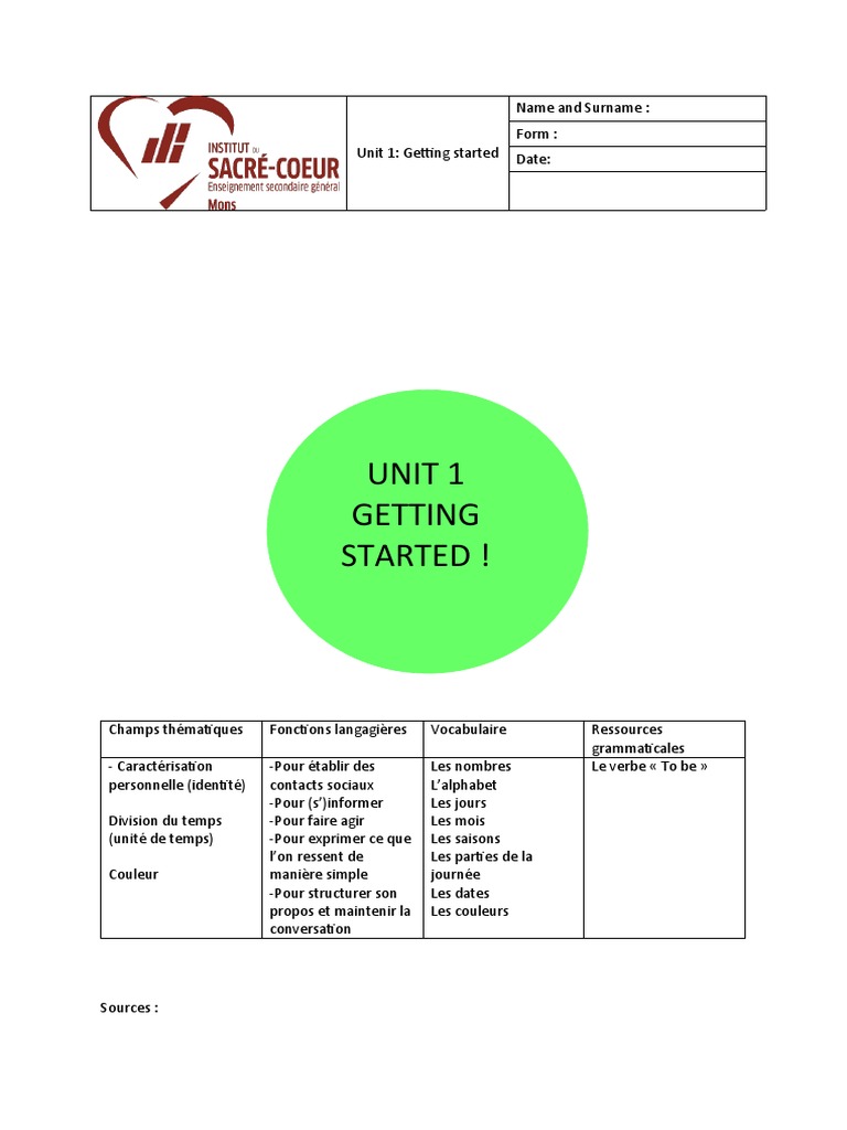 Unit 1 Getting Started | PDF | Linguistics