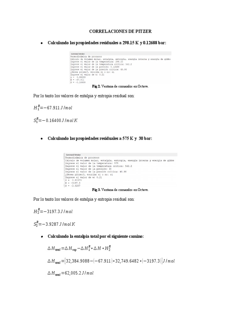 Correlaciones de Pitzer | PDF