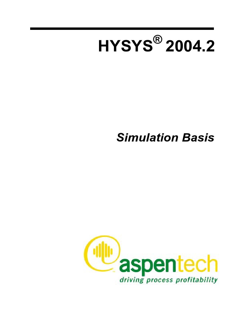 HYSYS Simulation Basis | PDF