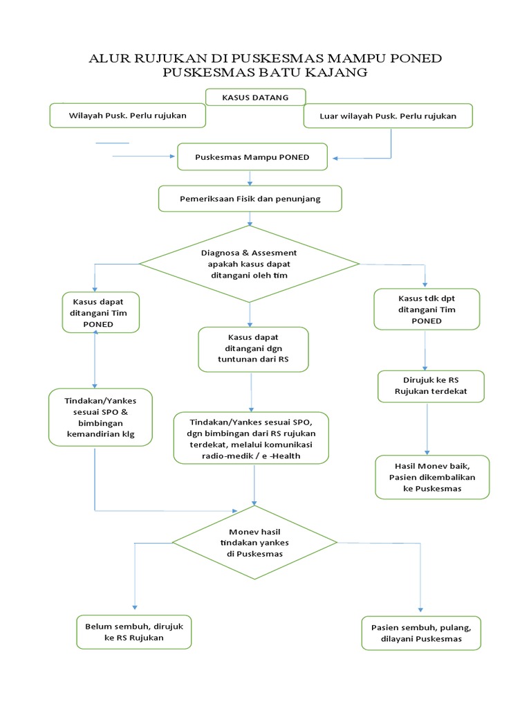 Alur Rujukan Di Puskesmas Mampu Poned | PDF