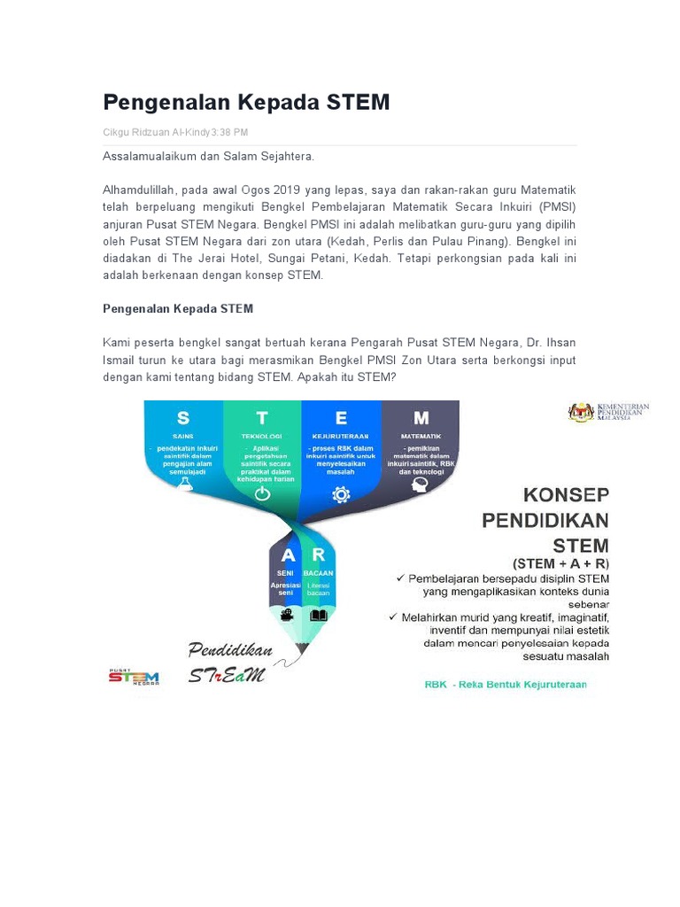 Pengenalan Kepada STEM | PDF