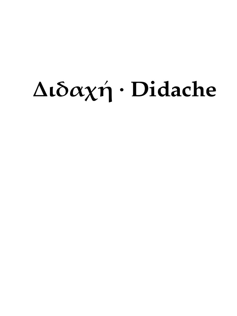 Didache Po Polsku | PDF